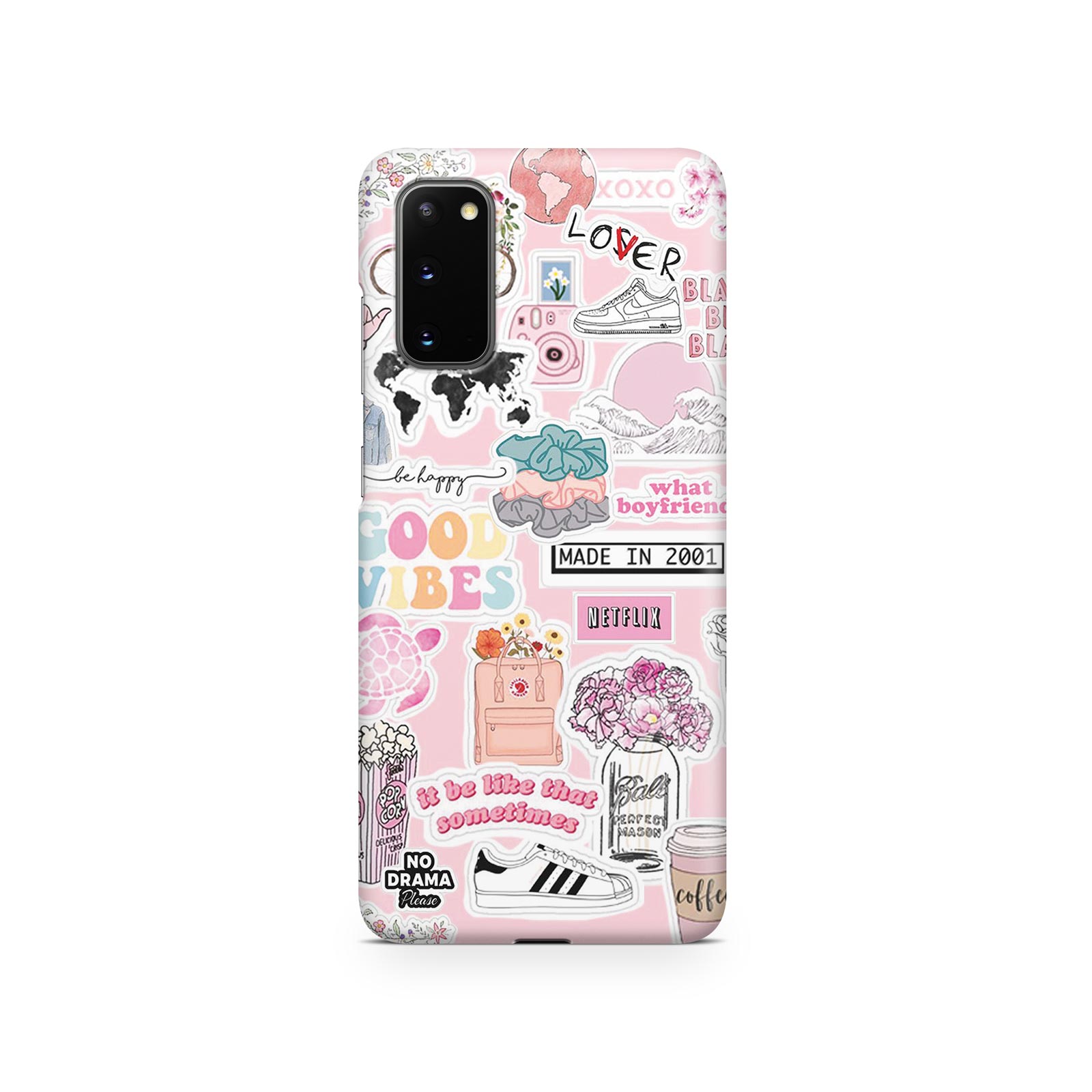 CASE FOR SAMSUNG S24 S23 S22 S20 S10 PLUS HARD PHONE COVER RETRO KAWAII ...